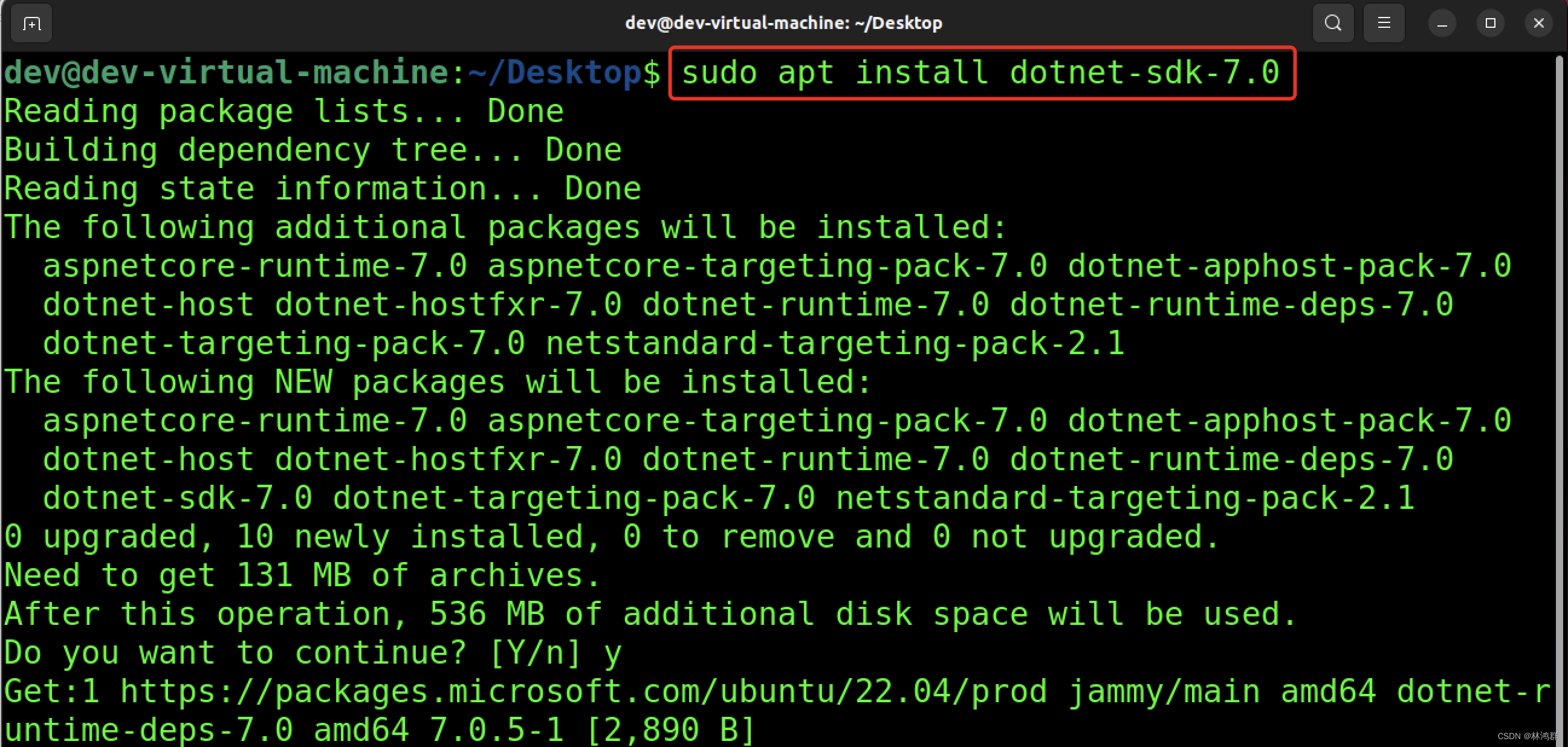 .NET 7.0在Linux中使用_net7运行在linux-CSDN博客