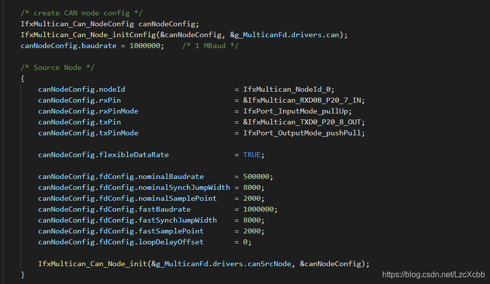 英飞凌AURIX TC234 CAN/CANFD收发器设置_tc234 can fifo-CSDN博客