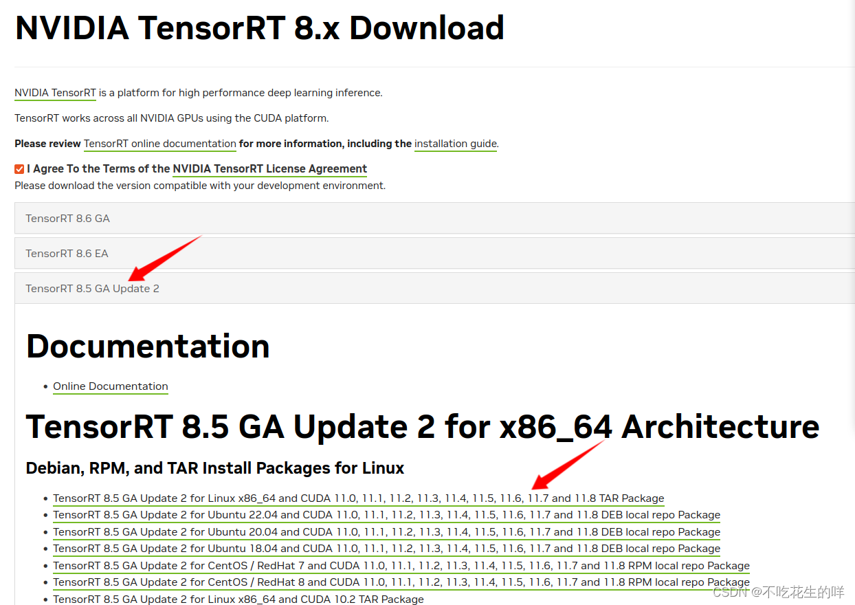 Tensorrt安装攻略-CSDN博客
