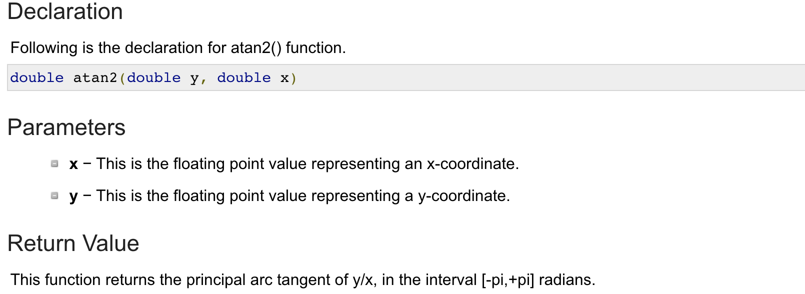 atan,atan2 in ＜math＞-CSDN博客