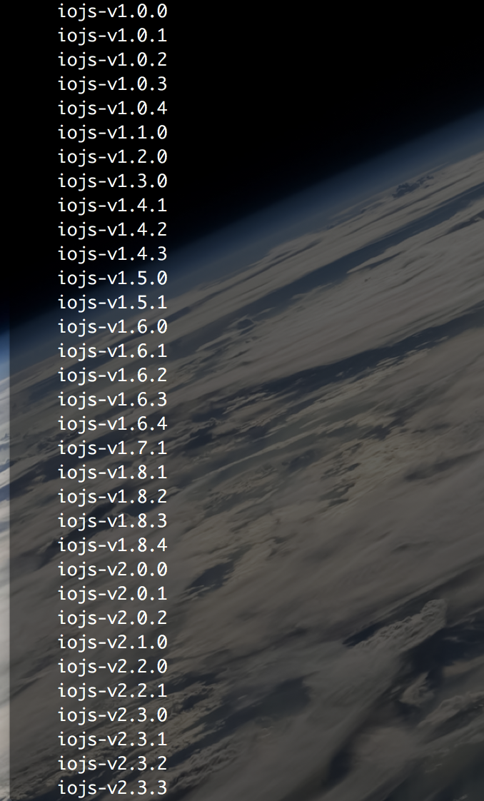 Mac & Linux下 nvm ls-remote只显示iojs-CSDN博客