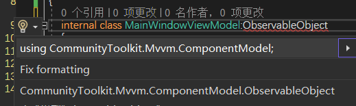 ay wpf in net6 第2天 - 引入CommunityToolkitMvvm 搭建项目和ViewModel升级_communitytoolkit.mvvm 使用案例-CSDN博客