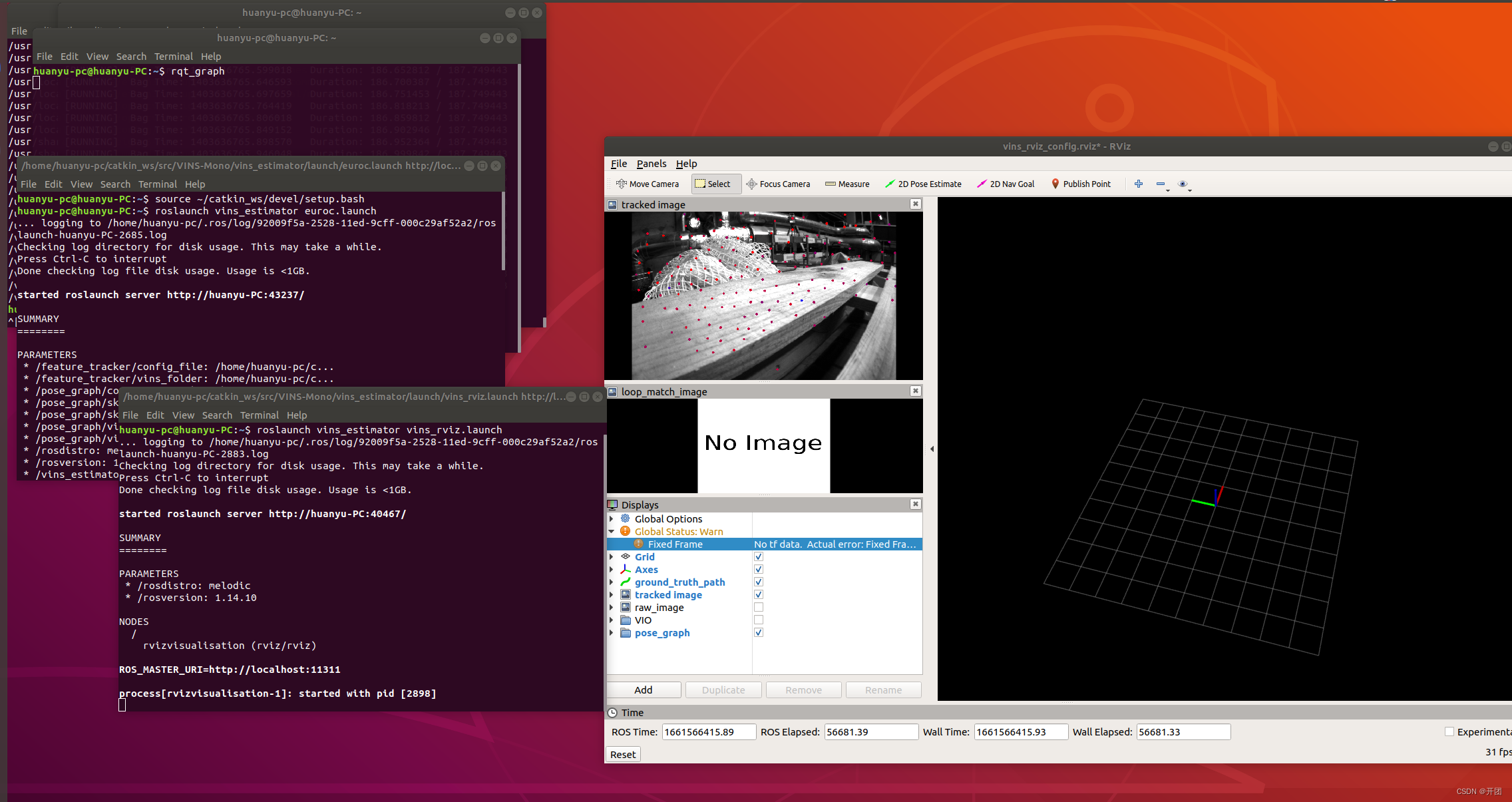 Run VINS-MONO in ubuntu 20.04 - Programmer Sought