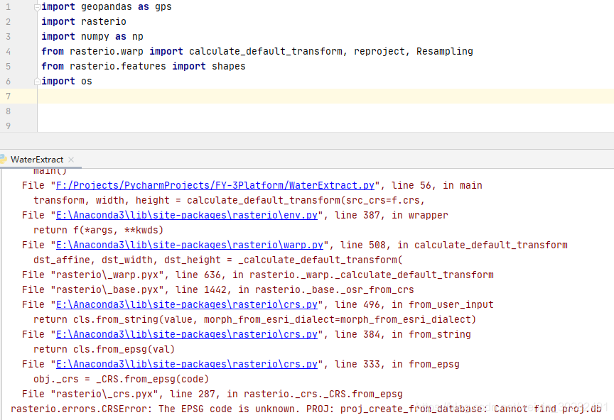Win10+Python3.8下的Geopandas和rasterio配置_rasterio.errors.crserror: the wkt ...