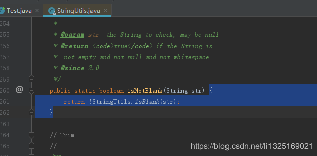 java中isblank 方法_StringUtils中的isEmpty、isNotEmpty、isBlank和isNotBlank的区别详解-CSDN博客