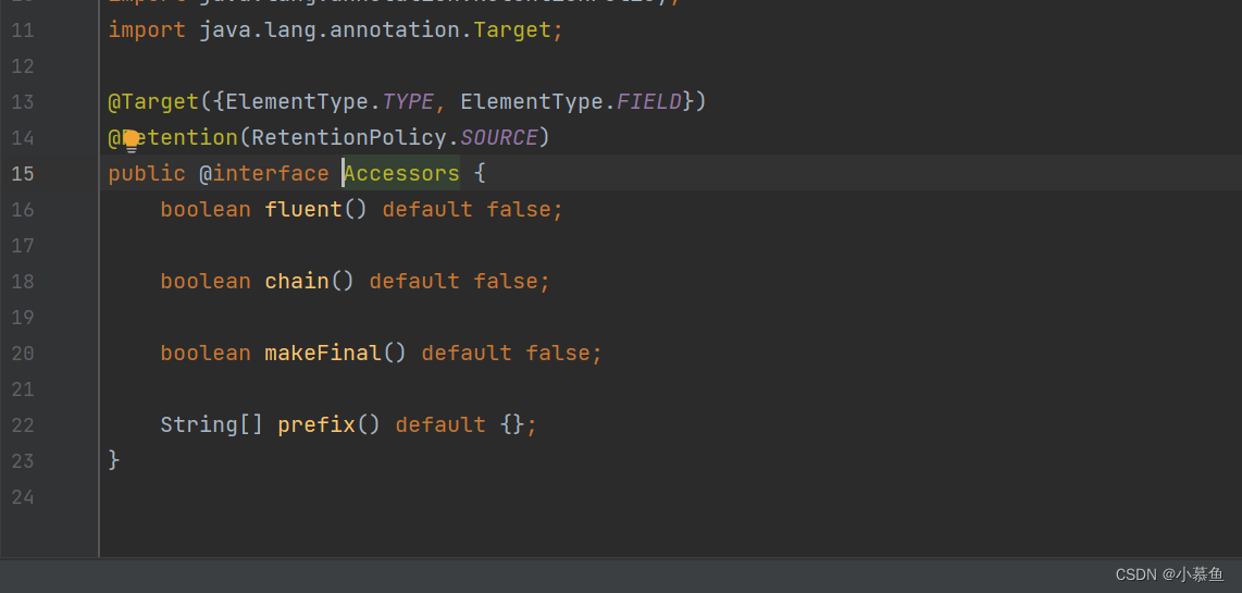 关于注解@Accessors的那些事_accessor 注解使用 坑-CSDN博客