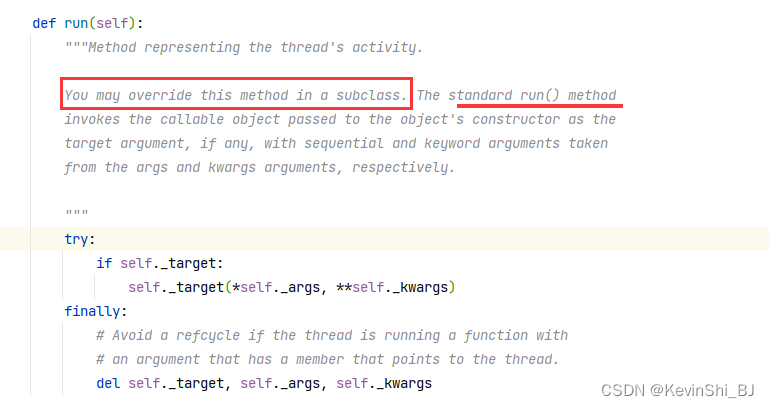 Python多线程，3 -- 最常用的，继承threading.Thread, 如果需要的话重写run()_python多线程中直接使用thread 和重写run的区别-CSDN博客
