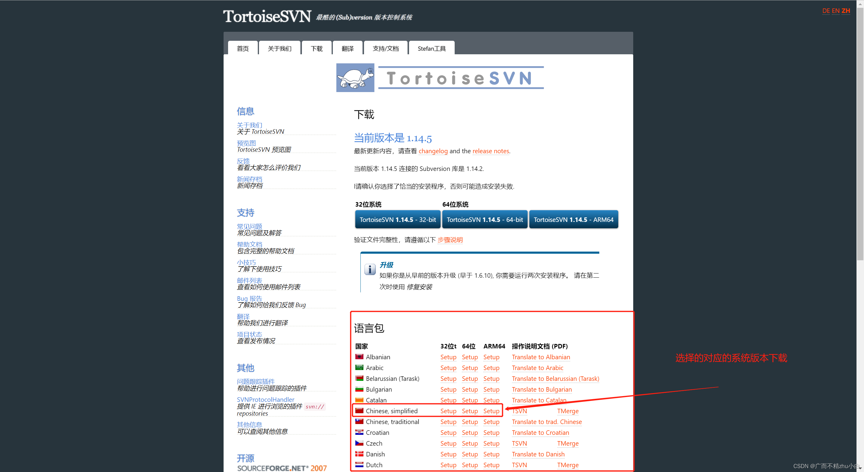 Windows安装SVN客户端并汉化_svn1.14.1汉化包-CSDN博客