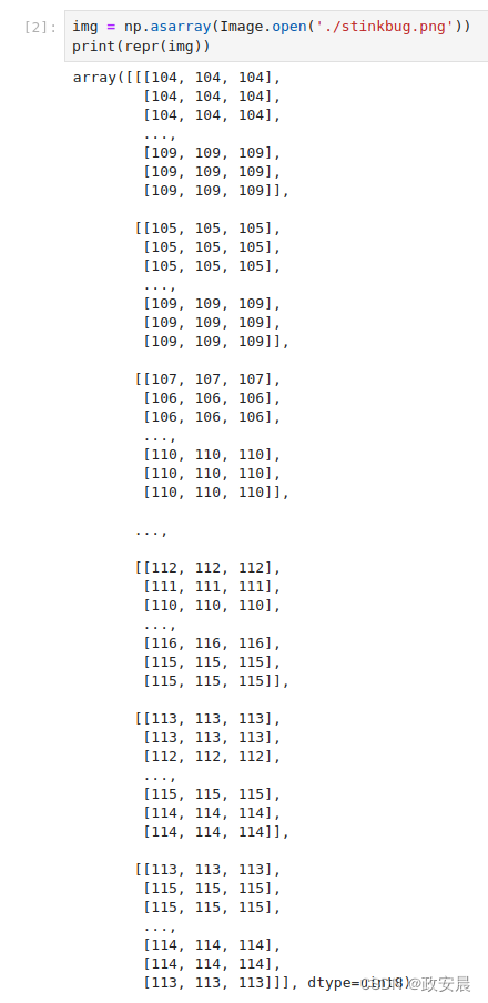 政安晨：在Jupyter中【示例演绎】Matplotlib的官方指南（二）{Image tutorial}·{Python语言}_jupyter matplotlib-CSDN博客