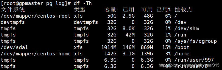 Linux CentOS7 查看磁盘空间占用_centos 磁盘用量-CSDN博客