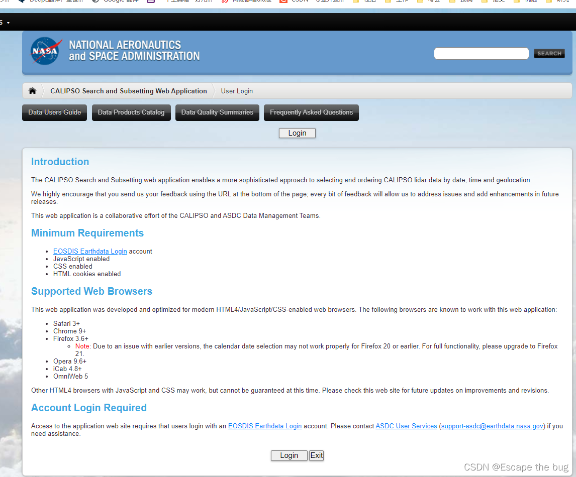 【CALIPSO】星载激光雷达CALIPSO产品数据下载教程_calipso数据下载-CSDN博客