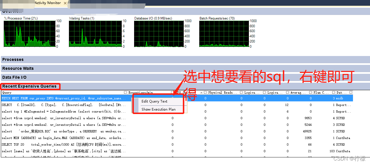 sql server如何看Activity Monitor_sqlserver activity monitor-CSDN博客