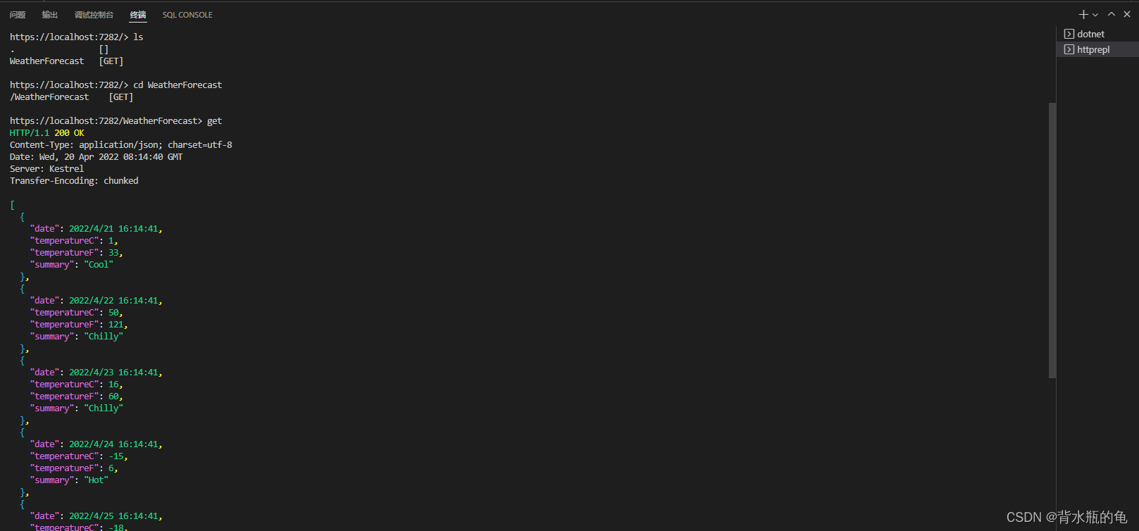 使用Visual Studio Code创建WebApi_vs code webapi-CSDN博客