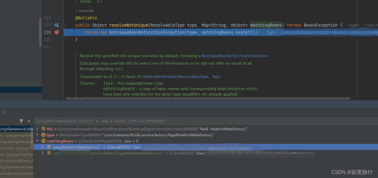 NoUniqueBeanDefinitionException: expected single matching bean but found 2-CSDN博客