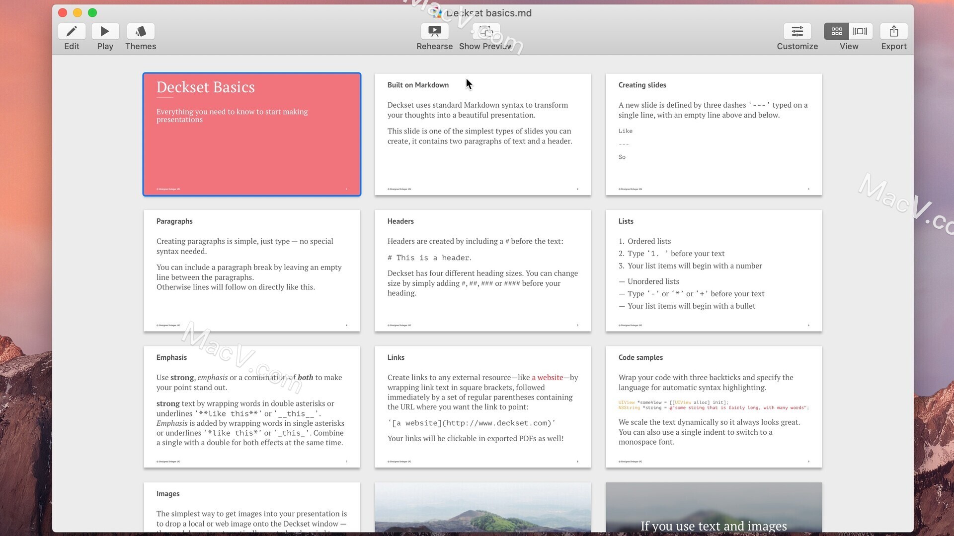 幻灯片制作工具：Deckset for Mac(MD文档转幻灯片软件)v2.0.29版_md转ppt,+自定义模版-CSDN博客