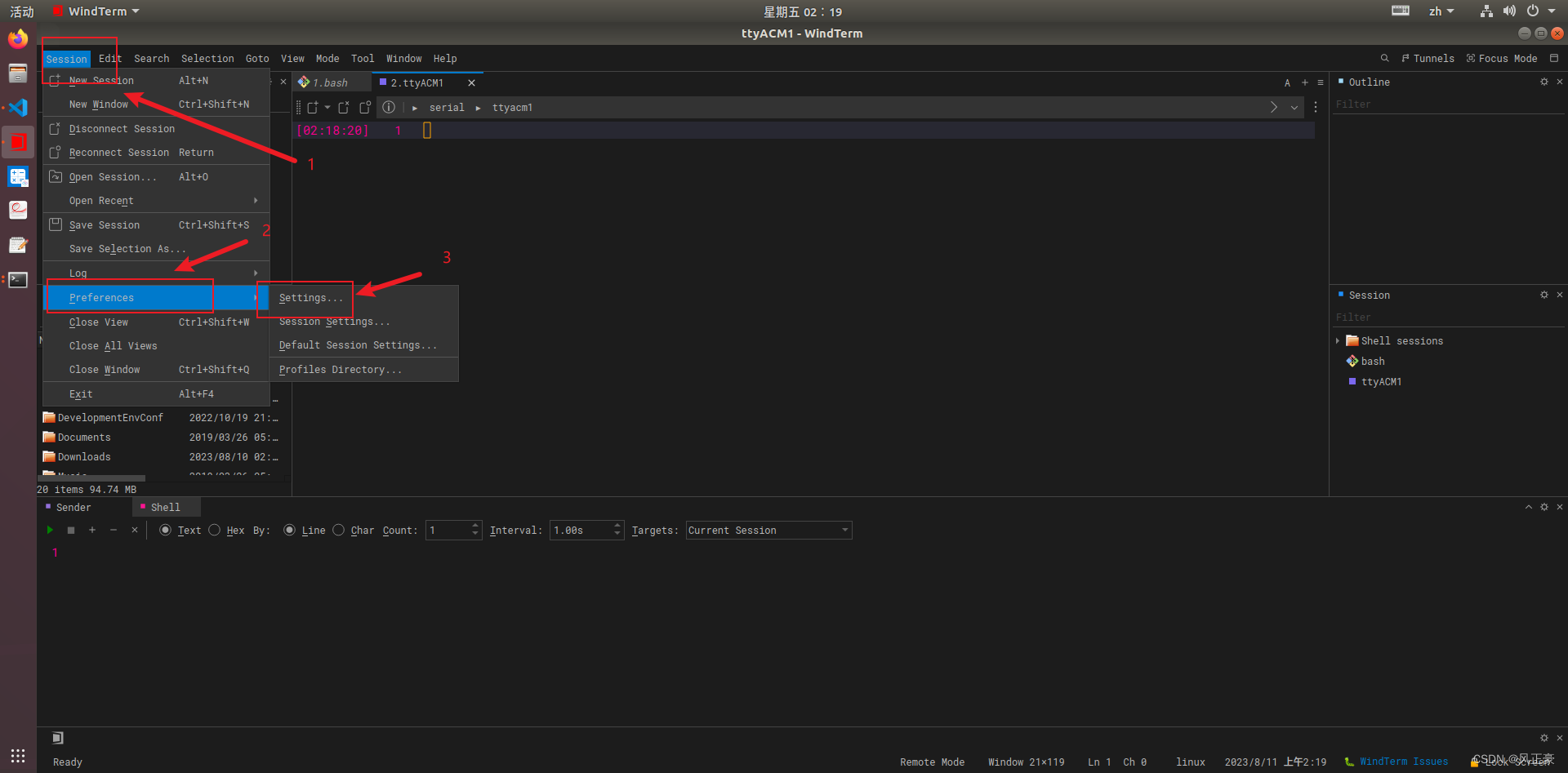 Ubuntu中的WindTerm如何设置成中文，并且关闭shell中Tab键声音_windterm中文-CSDN博客