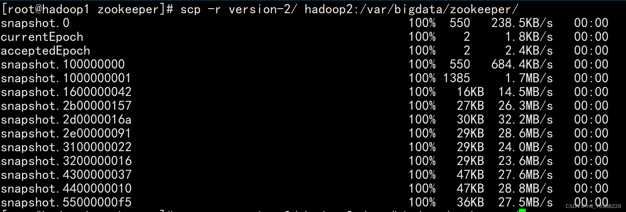 磁盘满载扩容后，zookeeper进程启动失败_last transaction was partial-CSDN博客