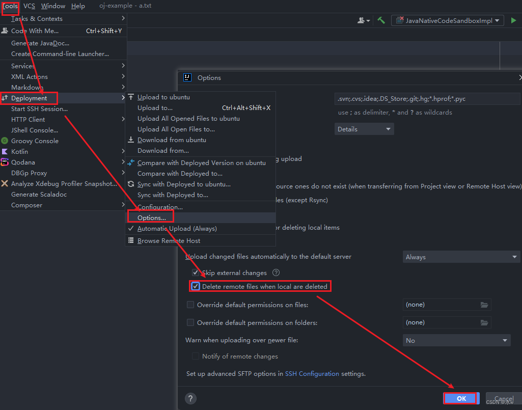 【idea-sprongboot项目】SSH连接云服务器进行远程开发_idea ssh远程开发-CSDN博客