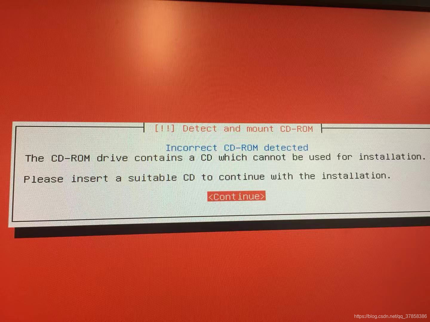安装Ubuntu Server 容易出现(detect and mount CD-ROM)的问题-CSDN博客