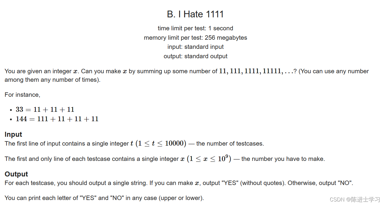 1400*B. I Hate 1111(思维+数学)-CSDN博客