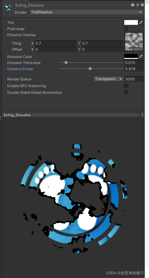 Unity Shader 2D图片 溶解_pixelsnap shader-CSDN博客