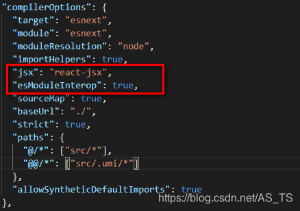 tsconfig.json 配置 update `jsx: “react“` into `jsx: “react-jsx“`终端警告_update `jsx: "react"` into ...