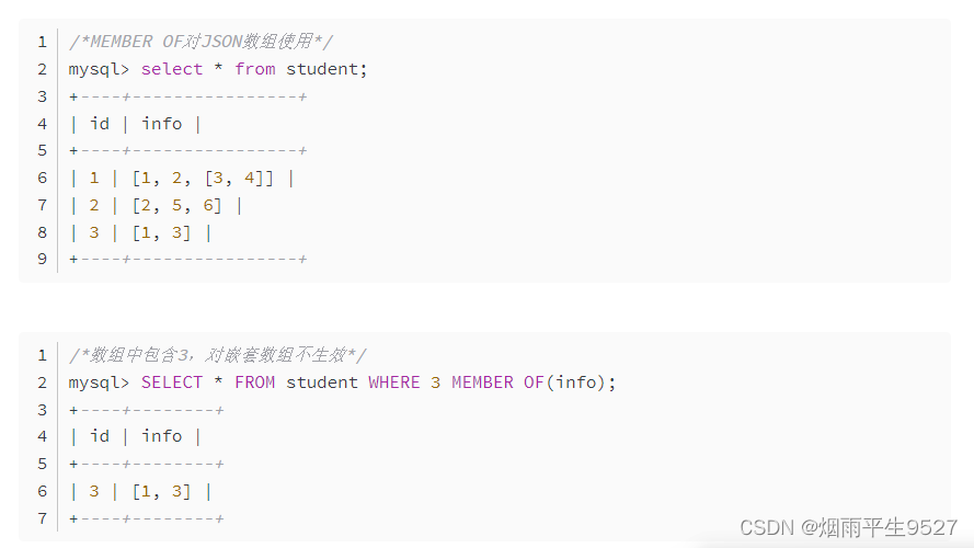 MySQL---JSON的用法讲解_mysql json-CSDN博客