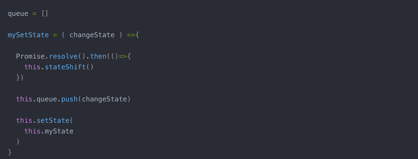 React中this.setState方法原理解析_this.setstate({ sjly: tqmxlx === '10' })-CSDN博客