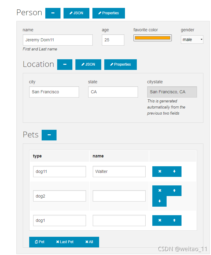 使用JSONEditor构建可编辑且格式化的JSON界面-CSDN博客