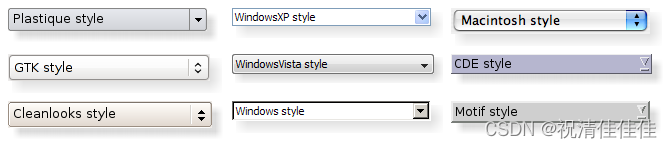 QT学习（21）：QStyle类自定义样式实现_qt setstyle-CSDN博客
