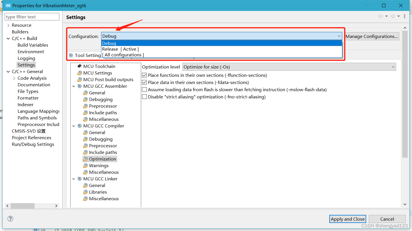 Stm32cube的debug和release切换stm32cubeide Debug Csdn博客 