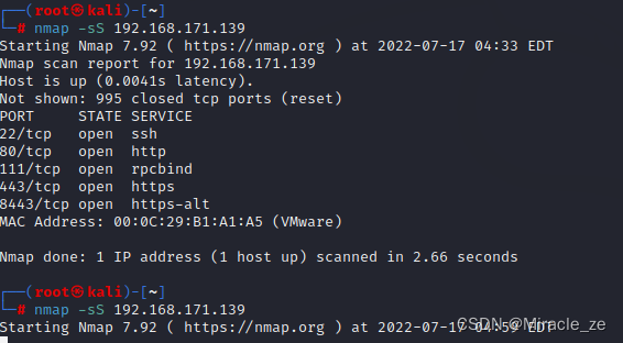利用nmap进行主机与端口扫描及iptables防火墙配置-CSDN博客