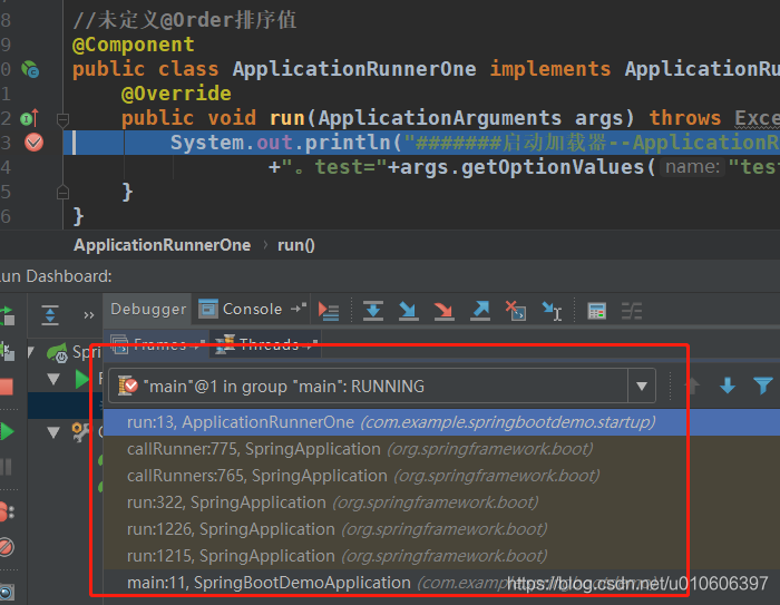 spring boot 2源码系列（四）- ApplicationRunner和CommandLineRunner_run(applicationarguments args)-CSDN博客