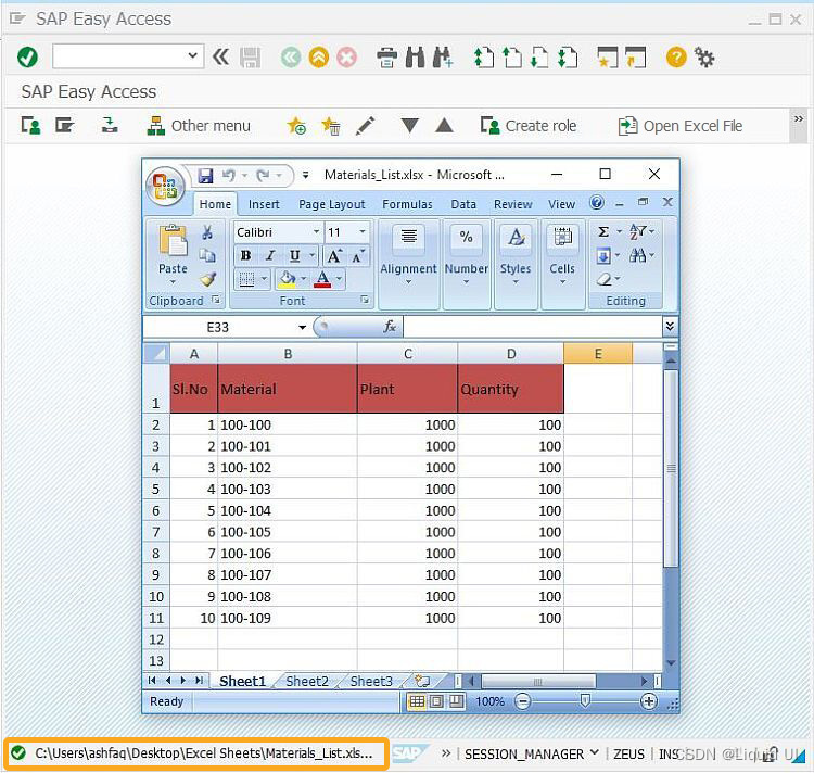 使用按钮从 SAP 系统内打开 Excel 文件_sap 查询 kp27 自动打开excle-CSDN博客