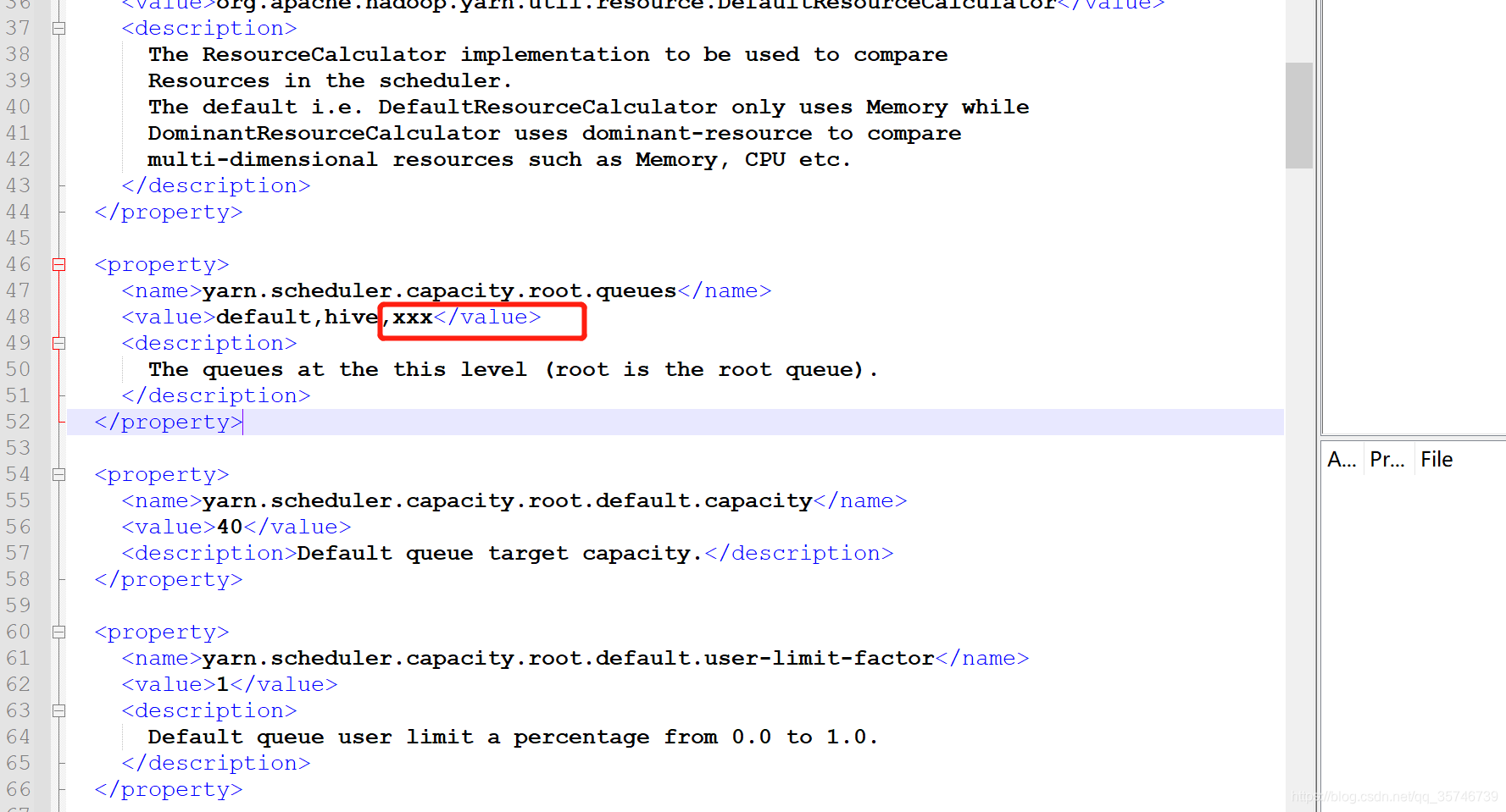 yarn启动resouceManager报错 Illegal capacity of 0.4 for children of queue root-CSDN博客