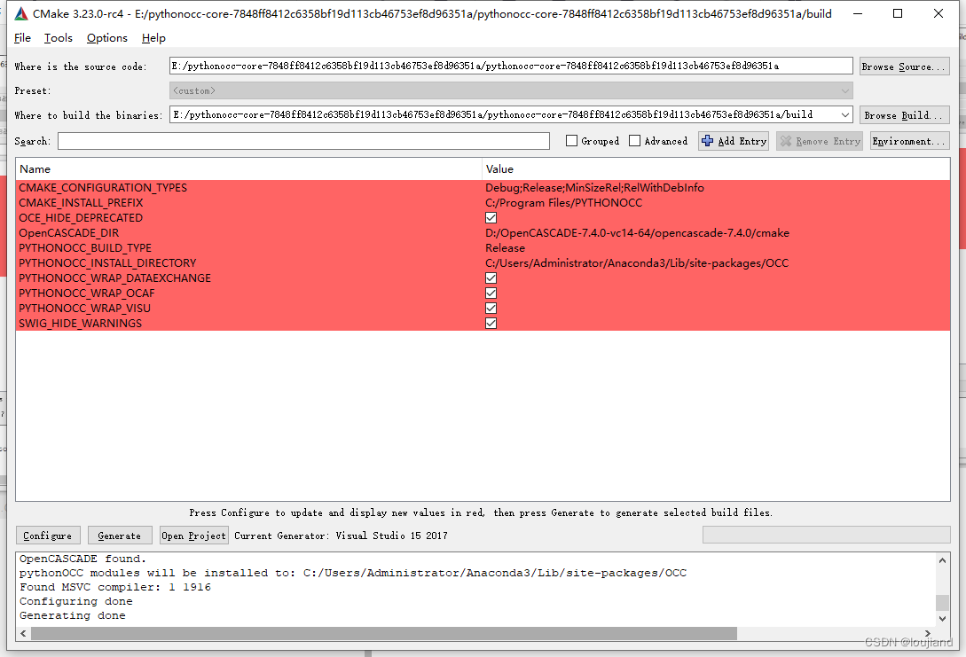 pythonocc编译（通过siwg将C++源码转换成python）-CSDN博客
