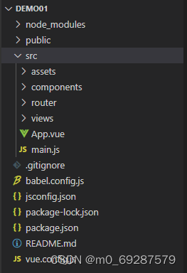 vue的项目结构说明-CSDN博客