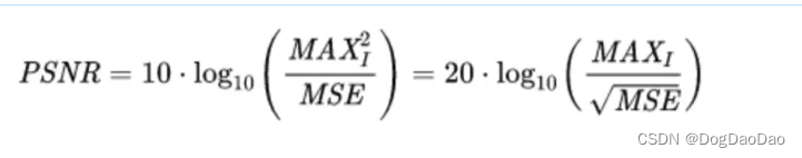视频质量评价 PSNR 算法详细介绍_视频质量评估-CSDN博客