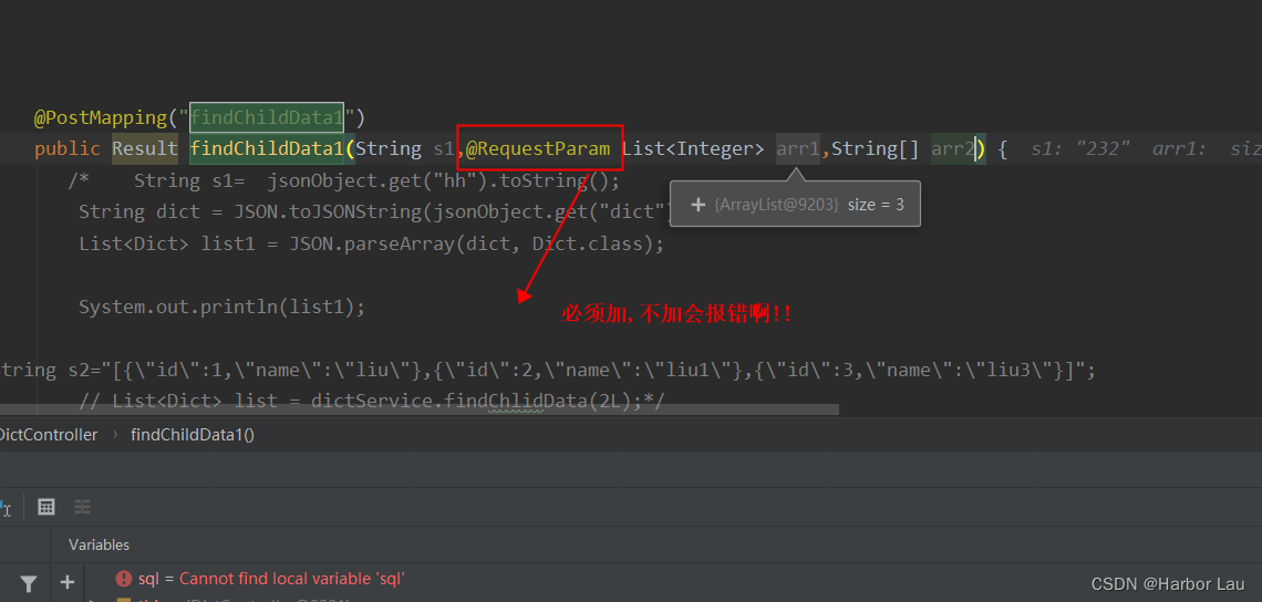 postman中接收集合、数组、字符串、map_postman 如何获取数组-CSDN博客