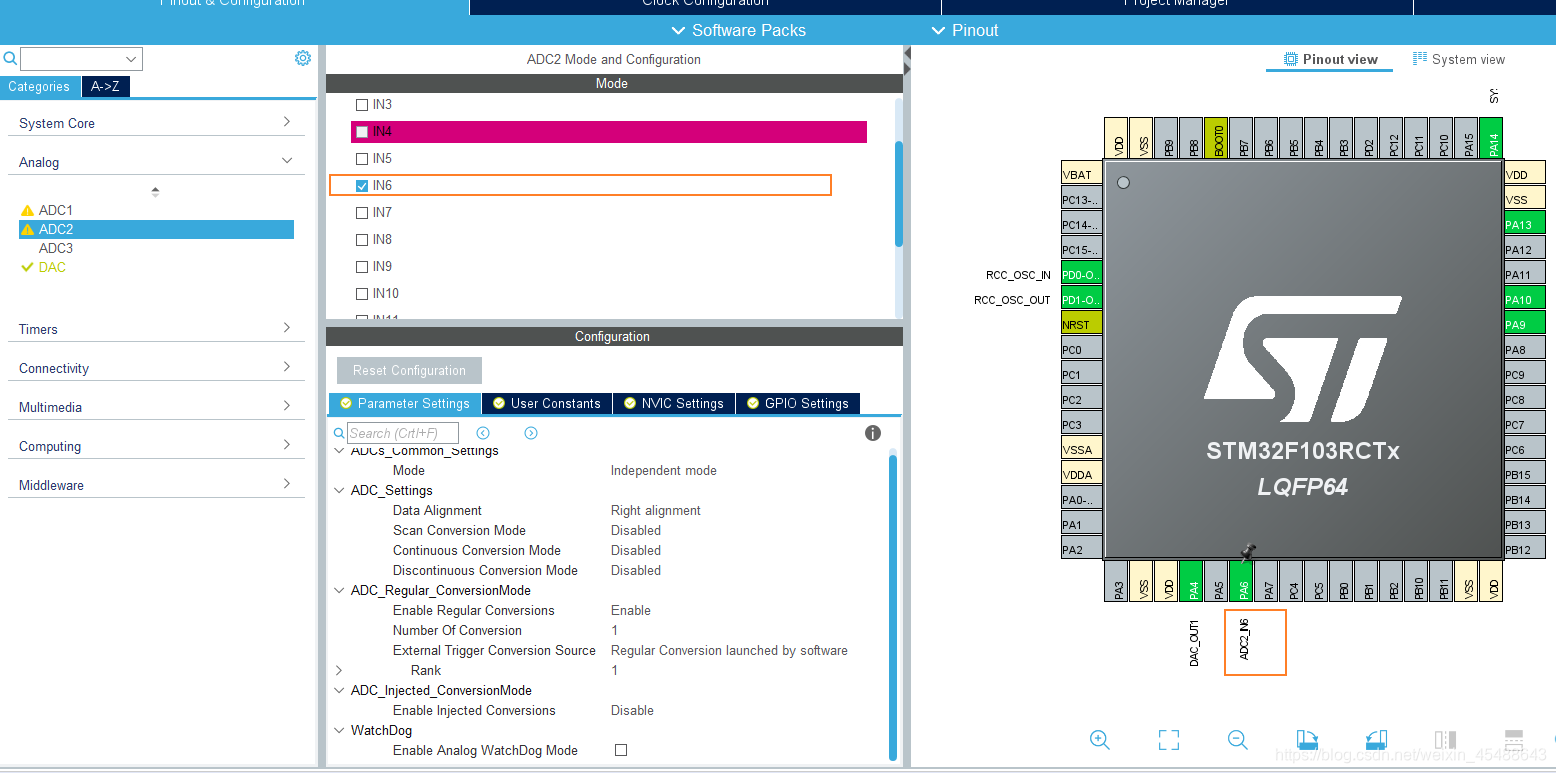 STM32 CubeIDE DAC使用_cubeide dac dma-CSDN博客