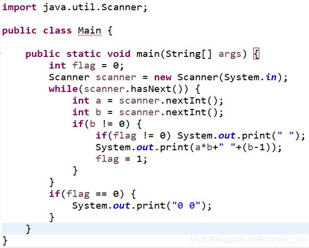 PTA 1010一元多项式求导 (Java 输入不定长的数)_pta一元多项式求导java-CSDN博客