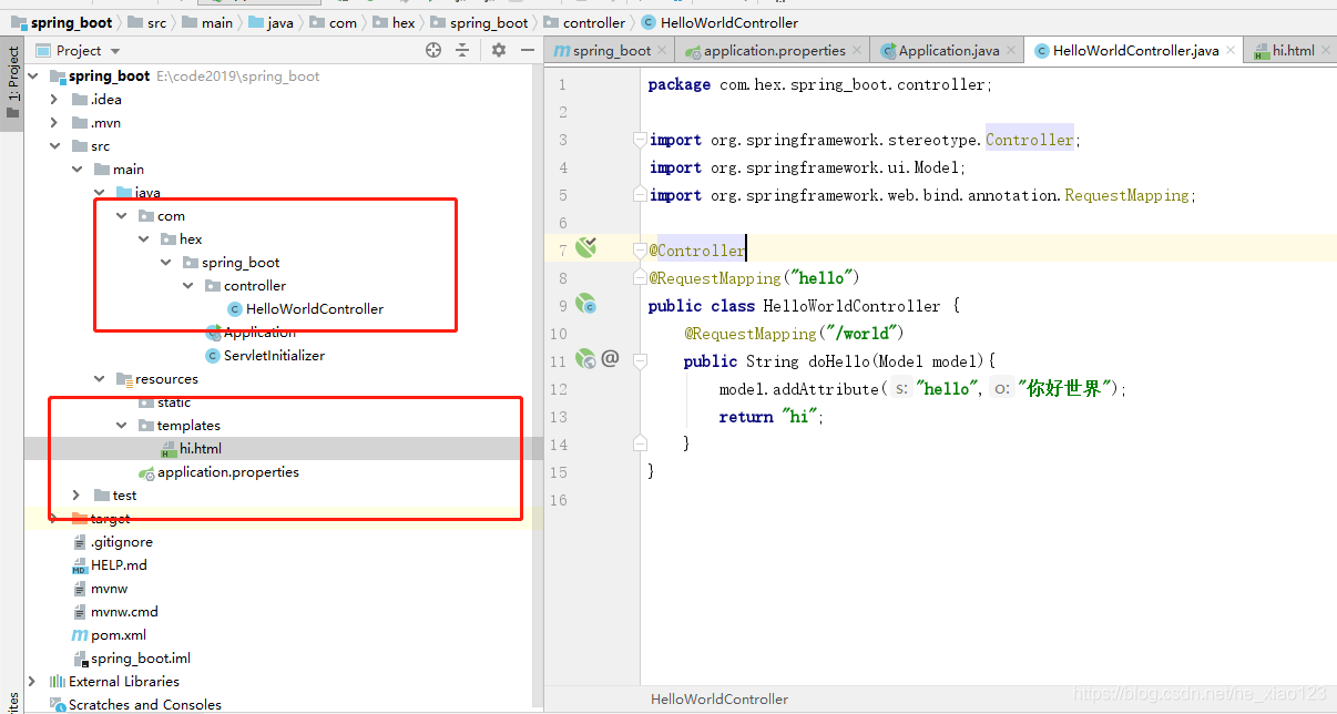 idea2019+springboot+thymeleaf模版demo_spring+thymeleaf demo-CSDN博客
