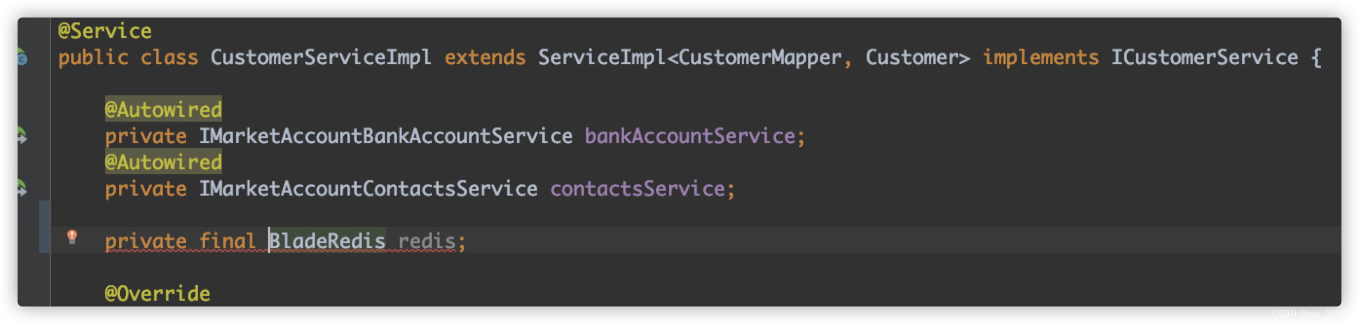 springboot 如何通过private final的形式引入bean_private final service-CSDN博客