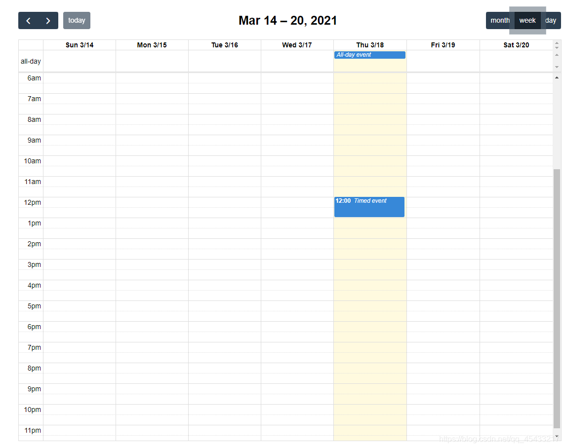 FullCalendar-vue demo例子_vue fullcalendar demo-CSDN博客