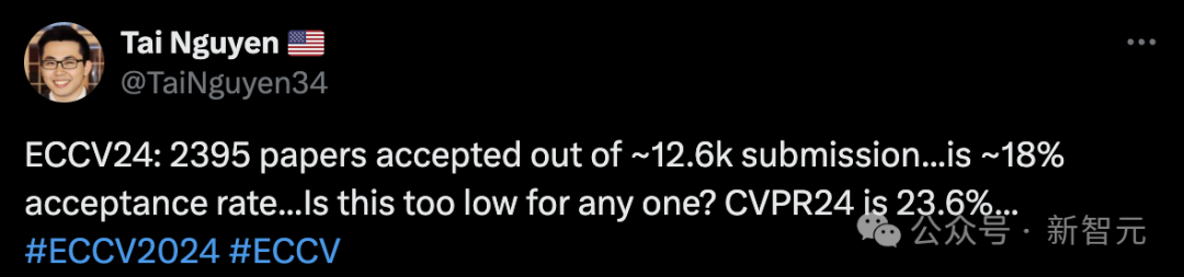 ECCV 2024揭榜，录用率或创新低！2395篇论文中选-CSDN博客