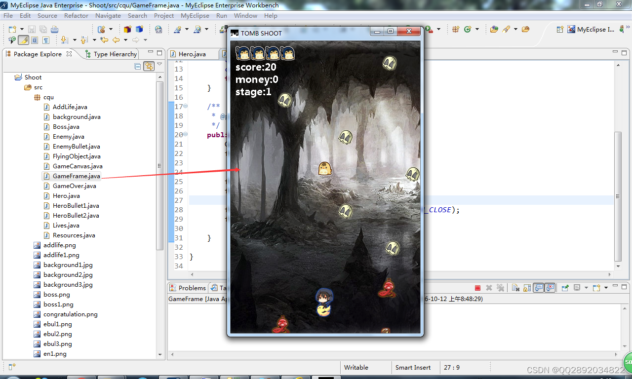 JavaSwing实战：雷电游戏开发实验报告,-CSDN博客