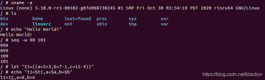 如何在Linux下使用QEMU运行一个RISC-V架构的Linux（busybox篇）_busybox riscv-CSDN博客