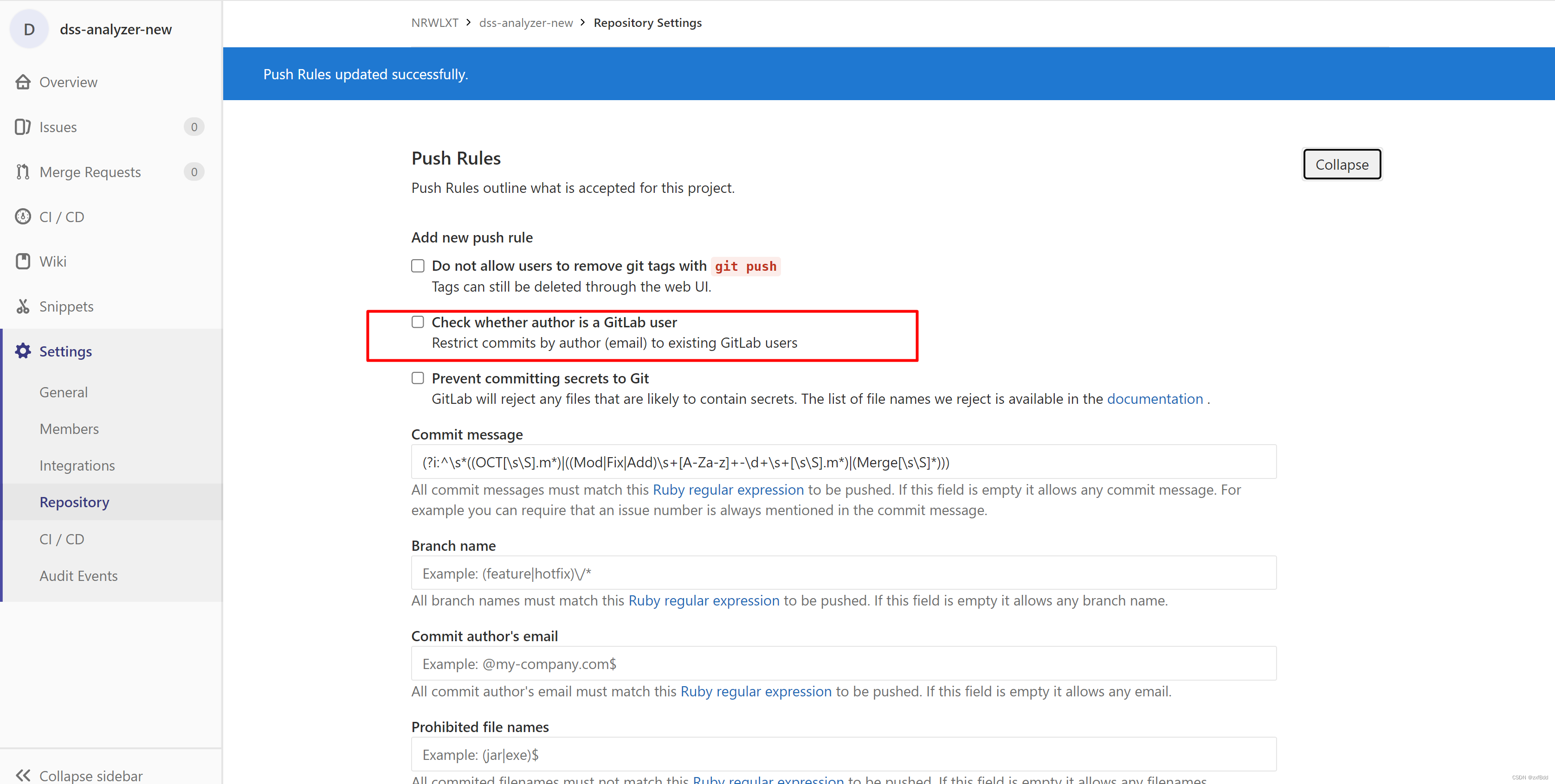 git 检查用户是否是gitlab用户_如何排查出gitab本地提交用户与实际gitlab用户关系-CSDN博客