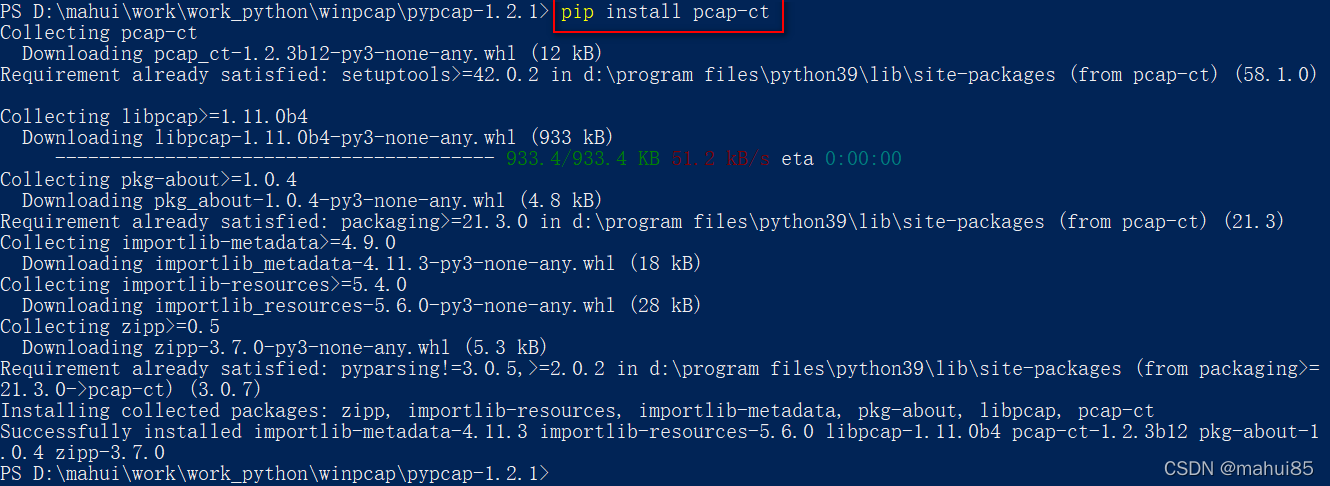 win10 python3 安装pypcap 解决方案_python winpcap 安装-CSDN博客