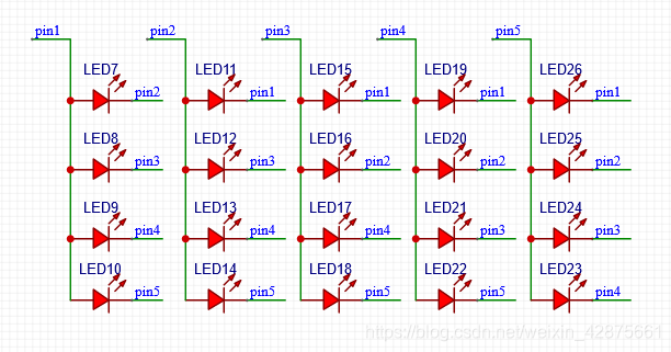 查理复用算法Charlieplexing下的led矩阵模拟数码管_查理复用算法数码管代码-CSDN博客